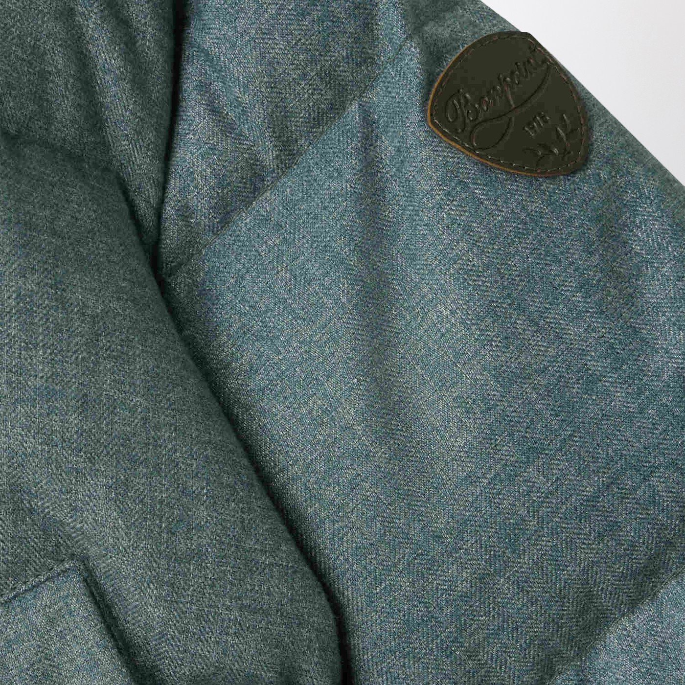 Bonpoint Bozen teal zip-up down jacket | TheDoubleF