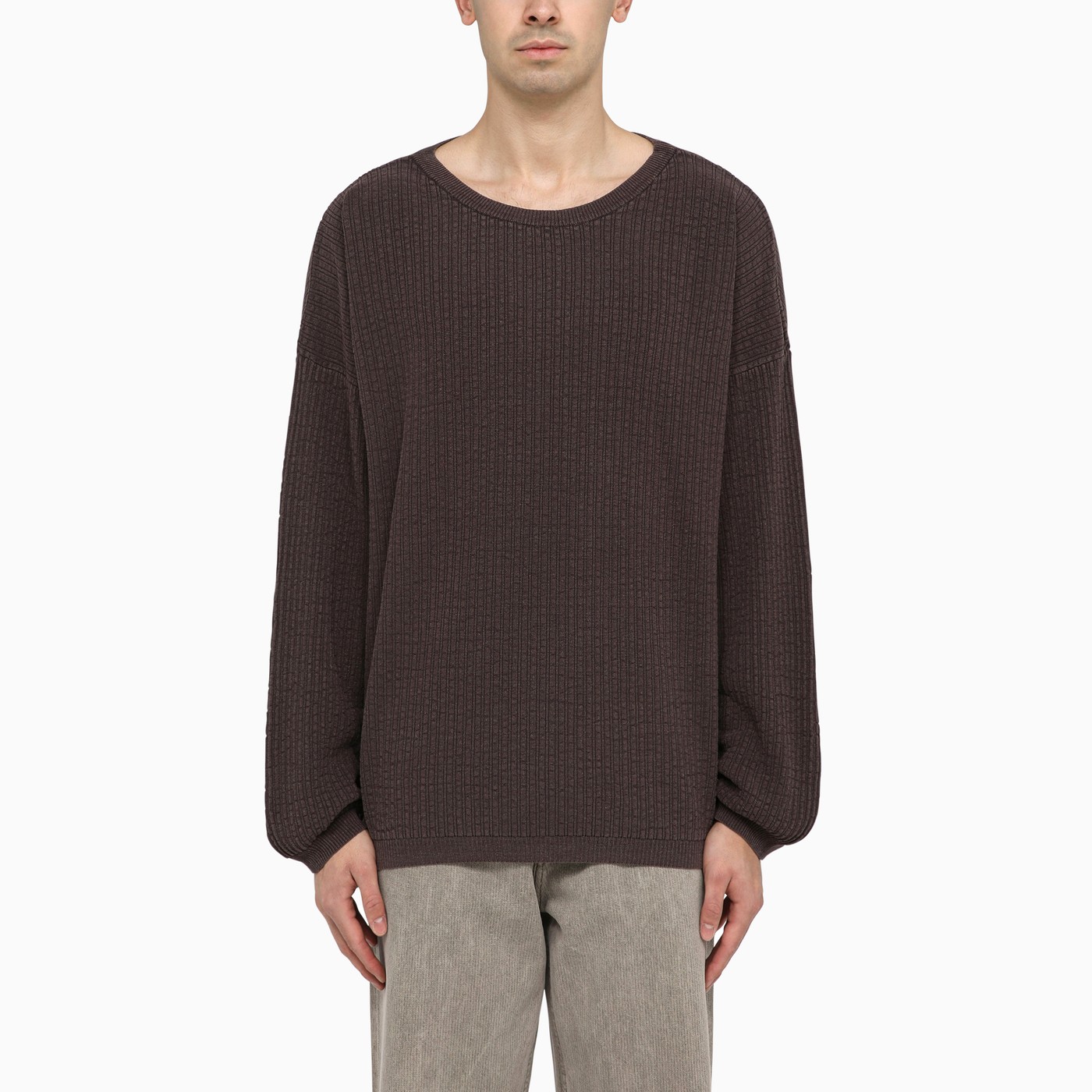 Our Legacy Silk blend popover crew-neck jumper | TheDoubleF