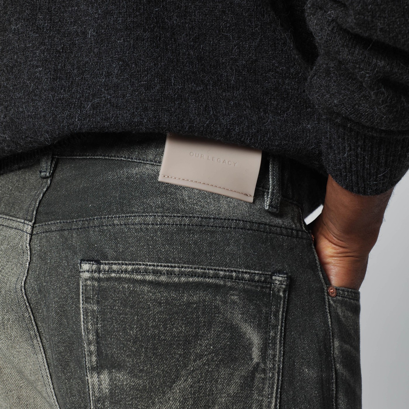 Our Legacy Black jeans with Aurora print | TheDoubleF