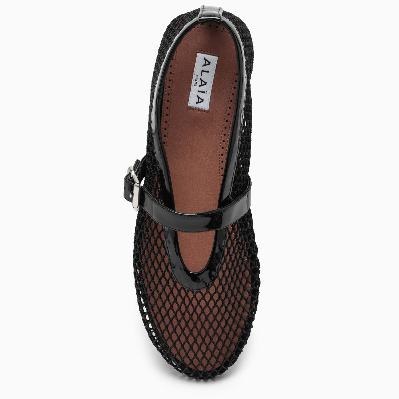 Alaïa Black net ballerina | TheDoubleF