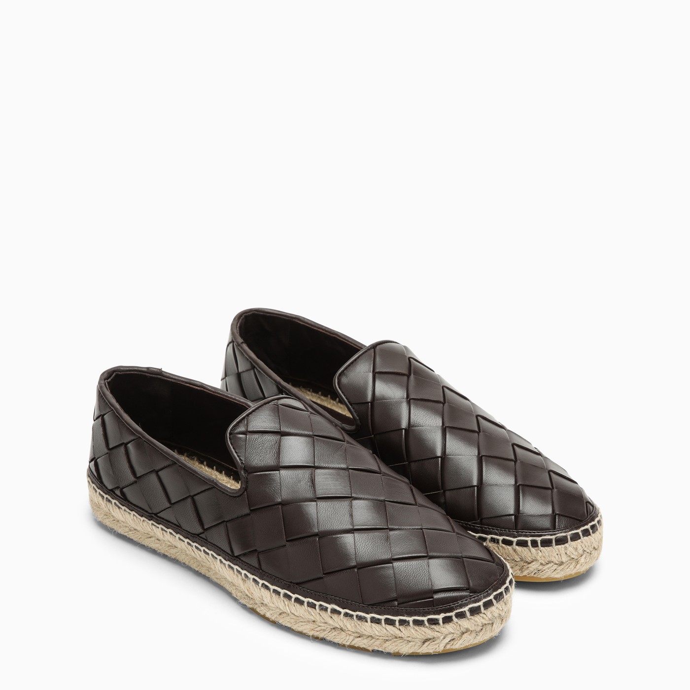 Bottega Veneta Leather espadrilles with Intreccio pattern | TheDoubleF