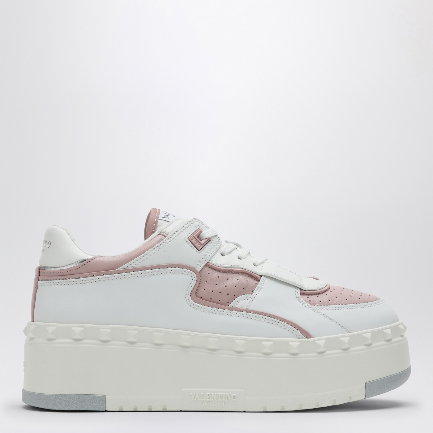 Valentino Garavani Sneaker Freedots XL bianca/rosa | TheDoubleF