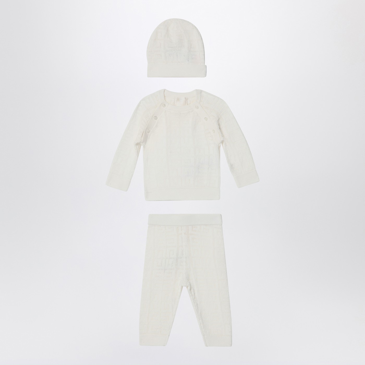 Givenchy Three-piece white cotton set | TheDoubleF