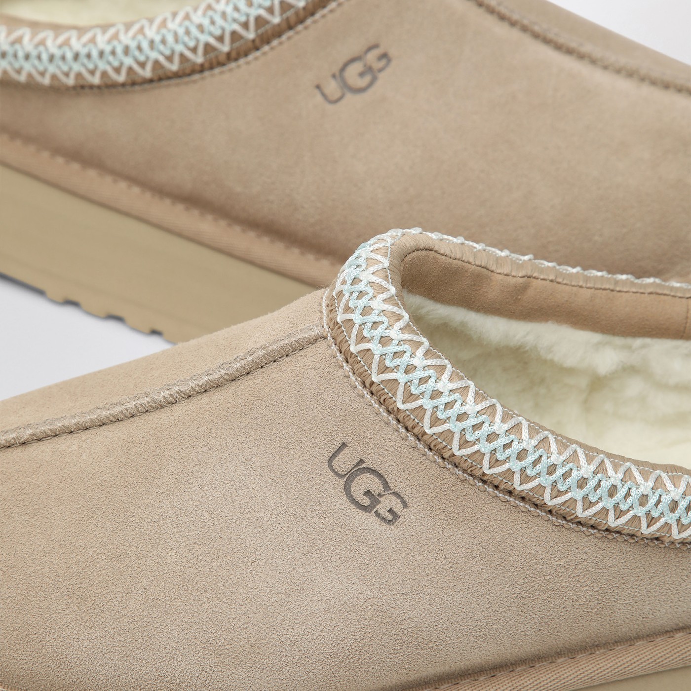 UGG Tasman sand-coloured slipper | TheDoubleF