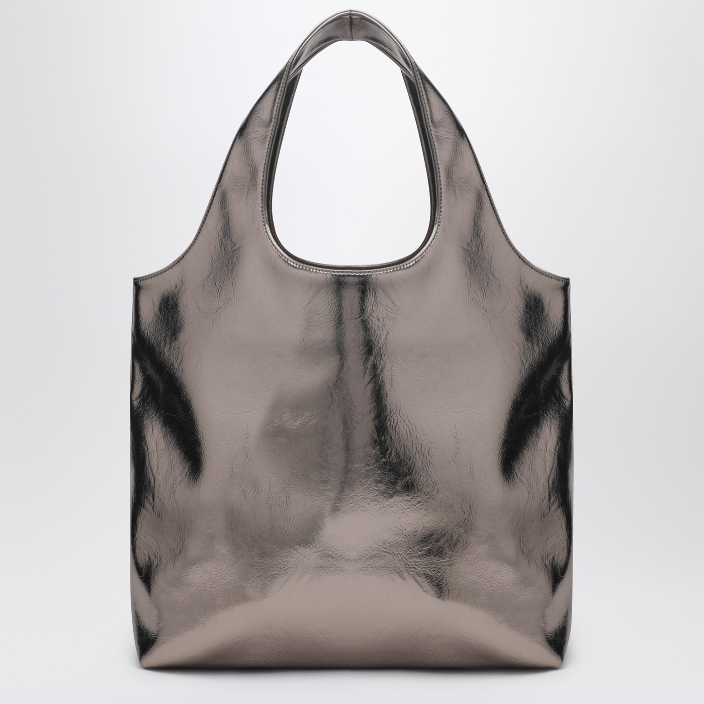 A.P.C. Ninon metallic silver tote bag | TheDoubleF