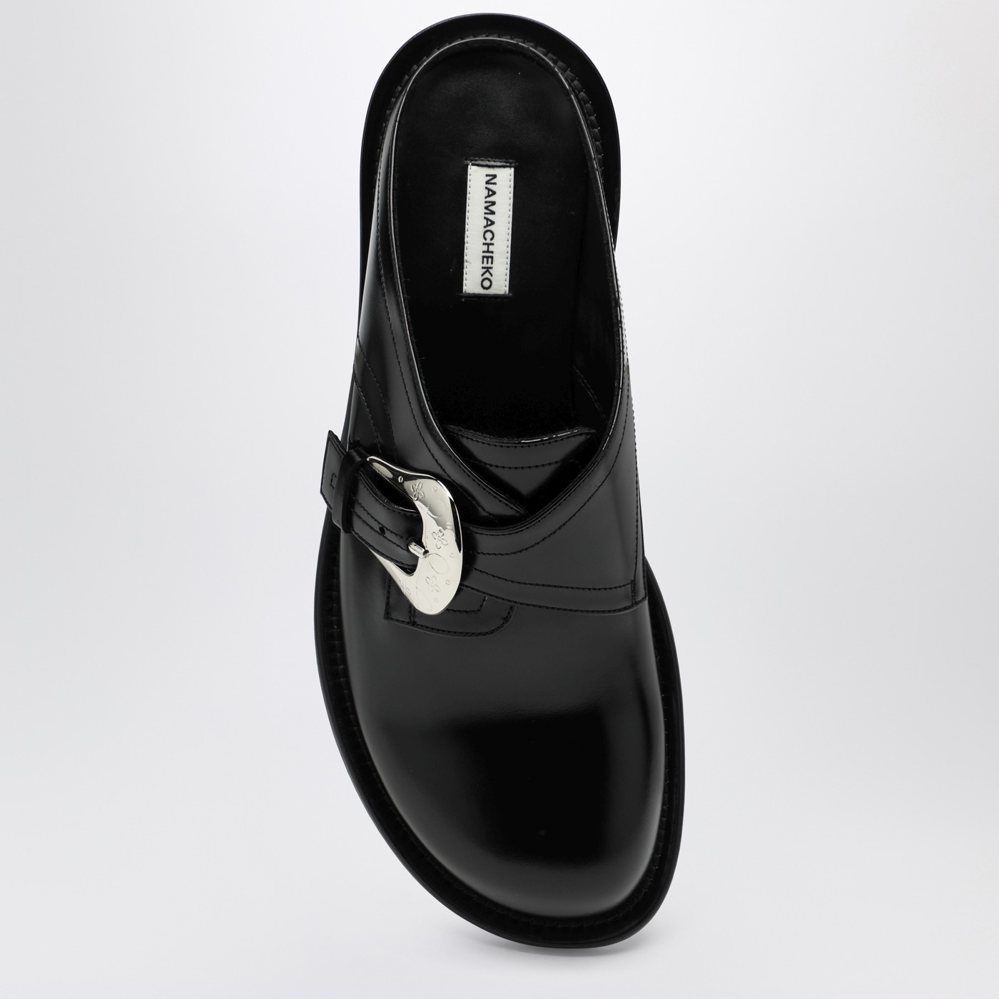 NAMACHEKO Schwarze Lederschuhe mit Schnalle | TheDoubleF