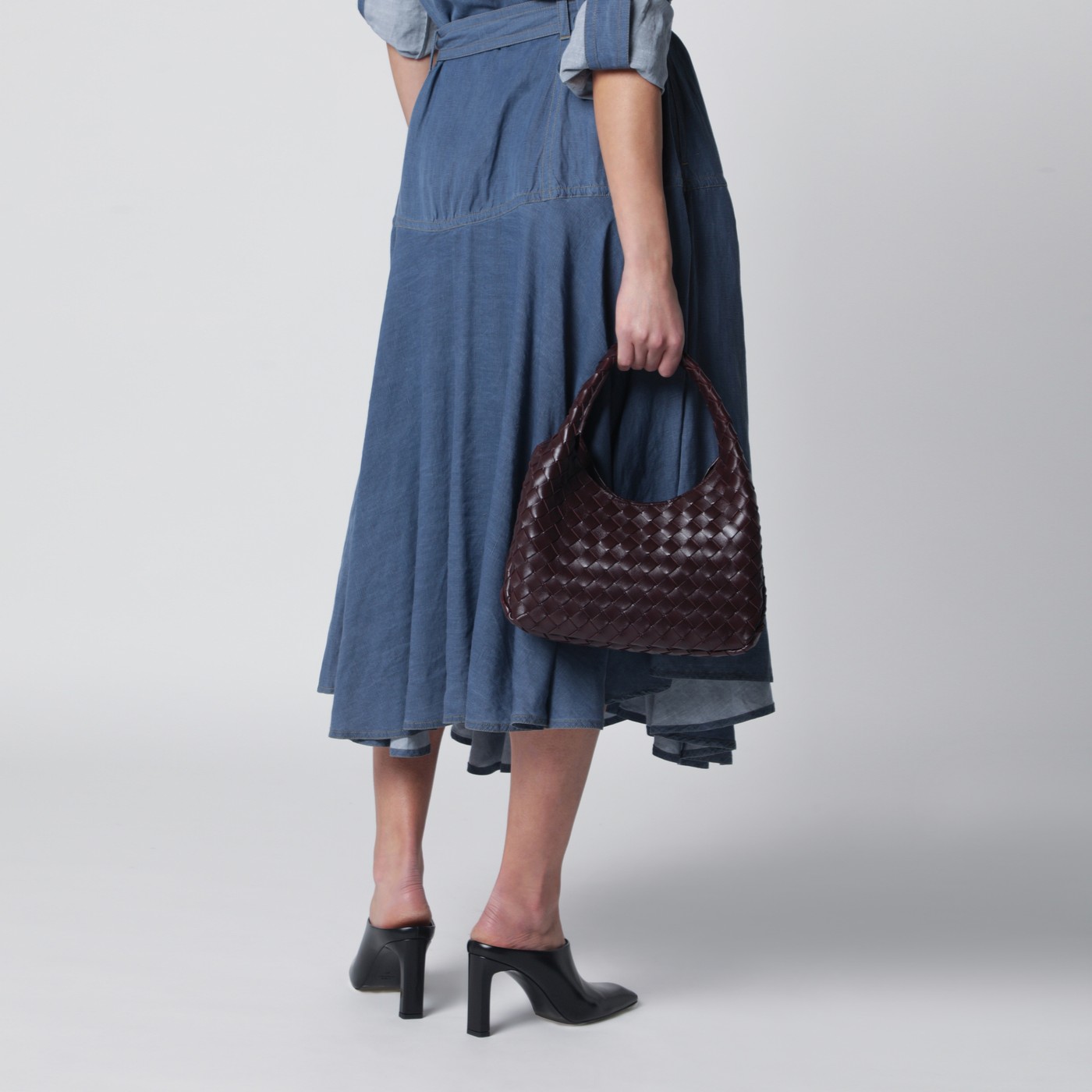 Bottega Veneta Small Campana bag in Dark Barolo | TheDoubleF