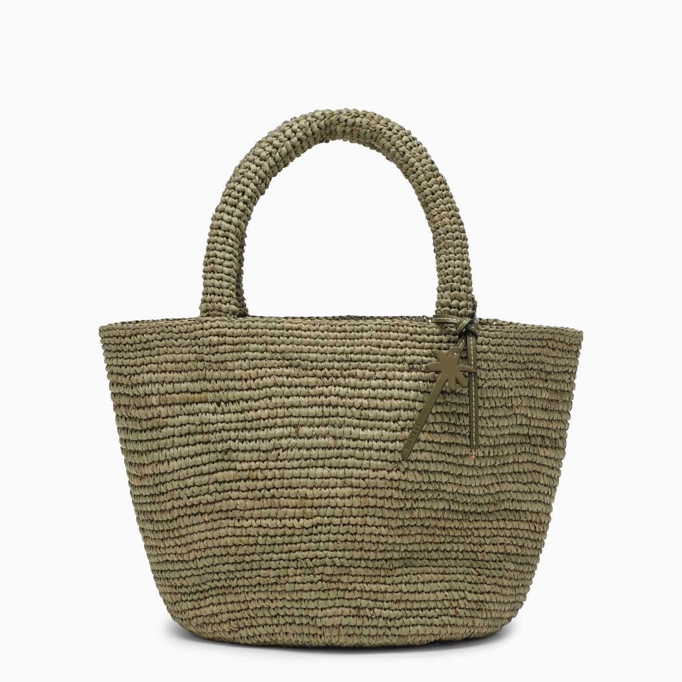 Manebí Green raffia medium bag | TheDoubleF
