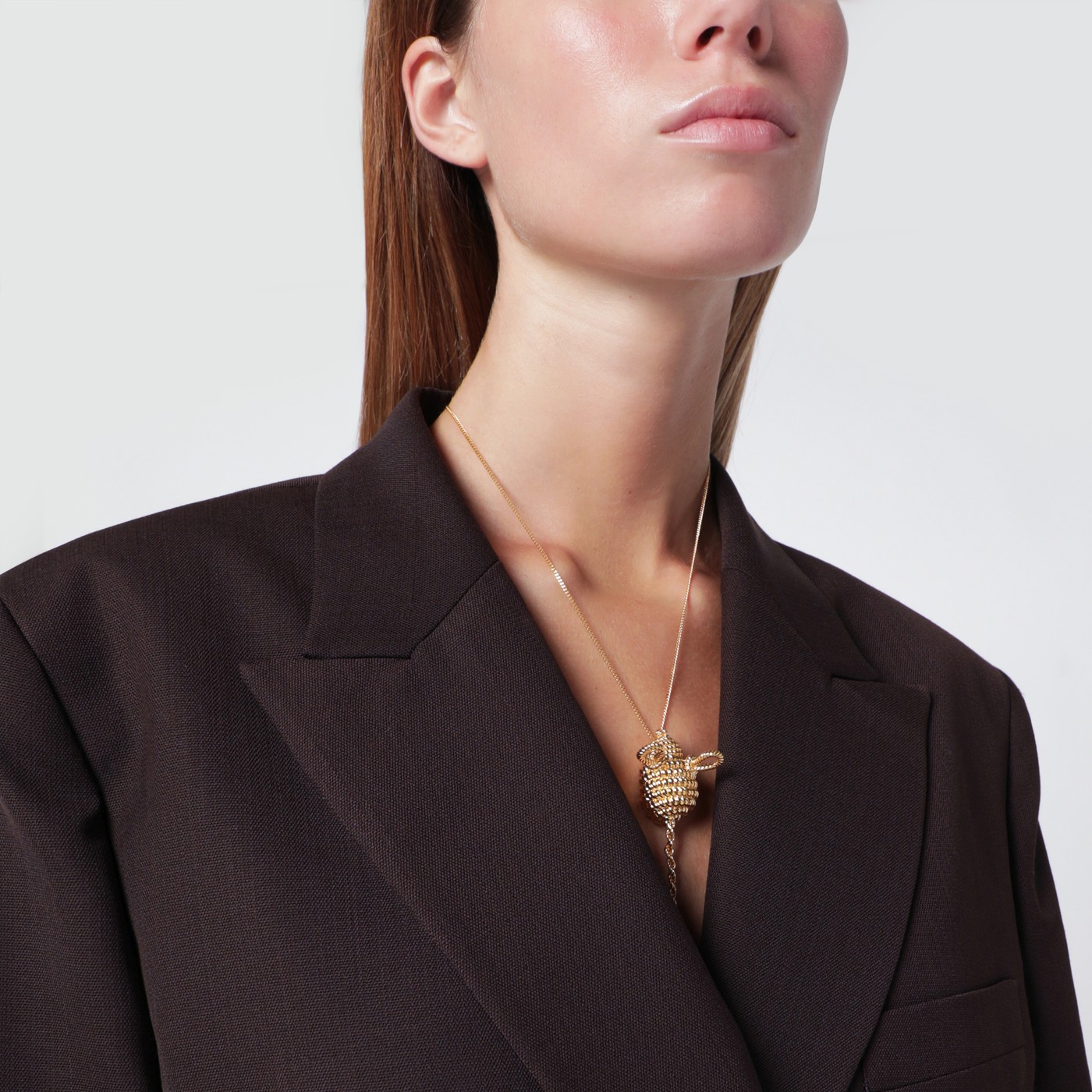 Loewe Mickey Mouse necklace in gold brass | TheDoubleF