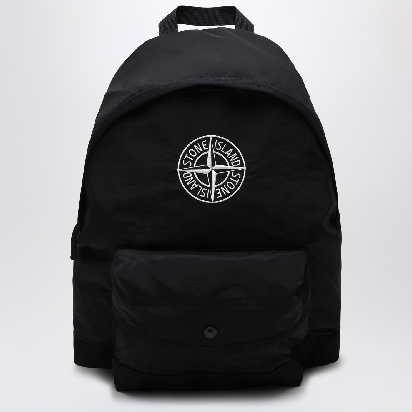 Stone Island Black backpack with Compass logo | TheDoubleF