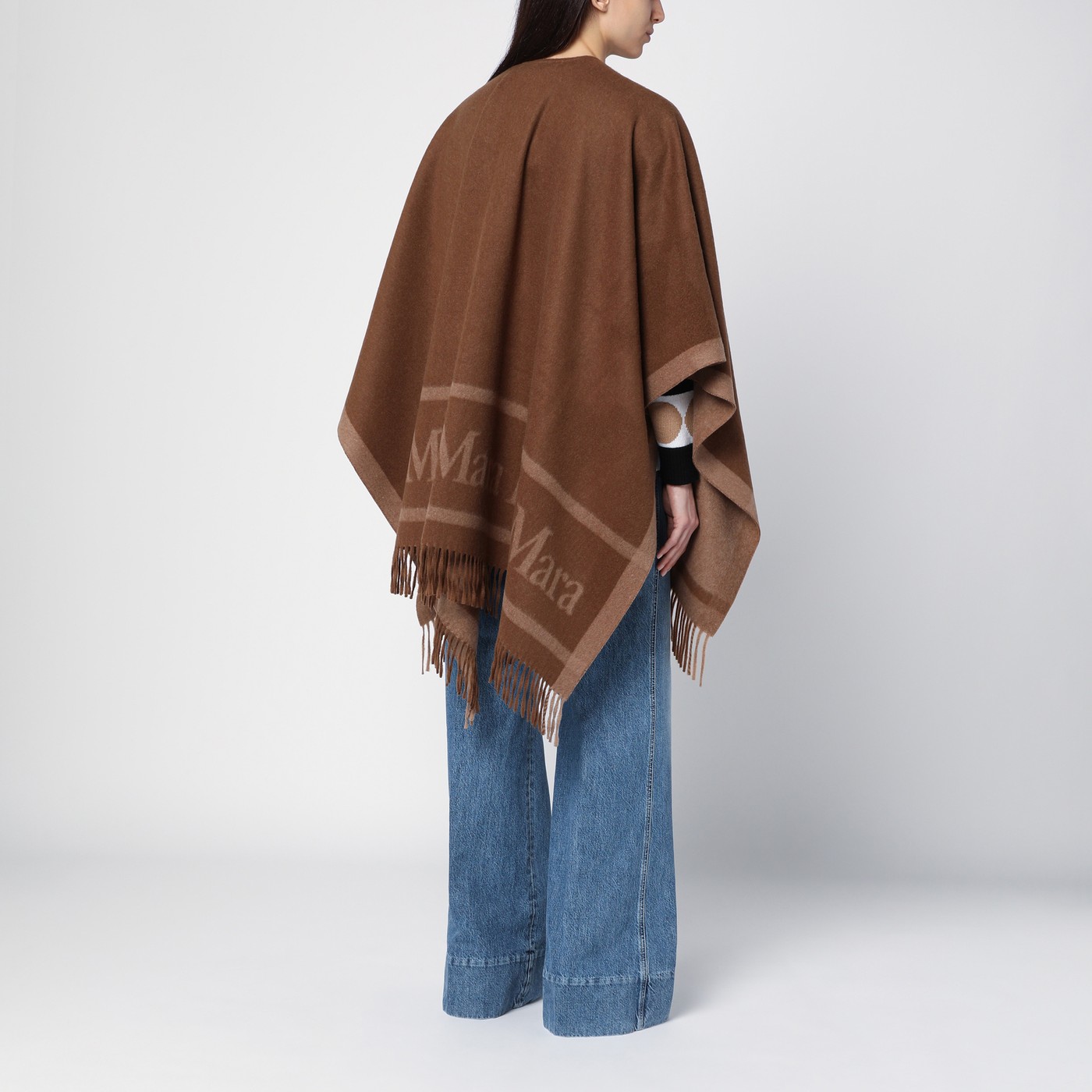 Max Mara Brown wool cape | TheDoubleF