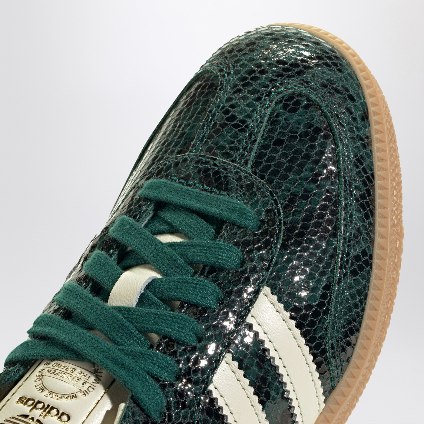 adidas Originals Samba OG sneakers green with snake print | TheDoubleF