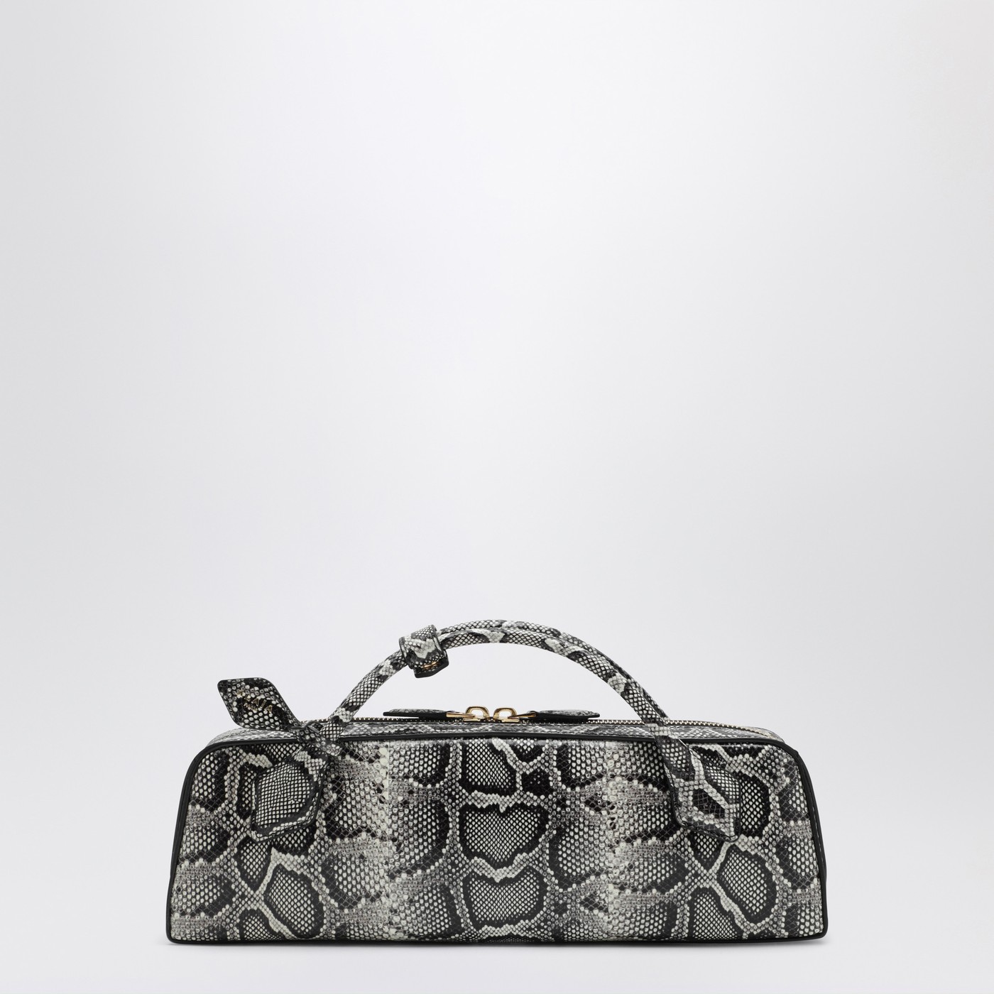 Alaïa Python-print leather Le Teckel clutch | TheDoubleF