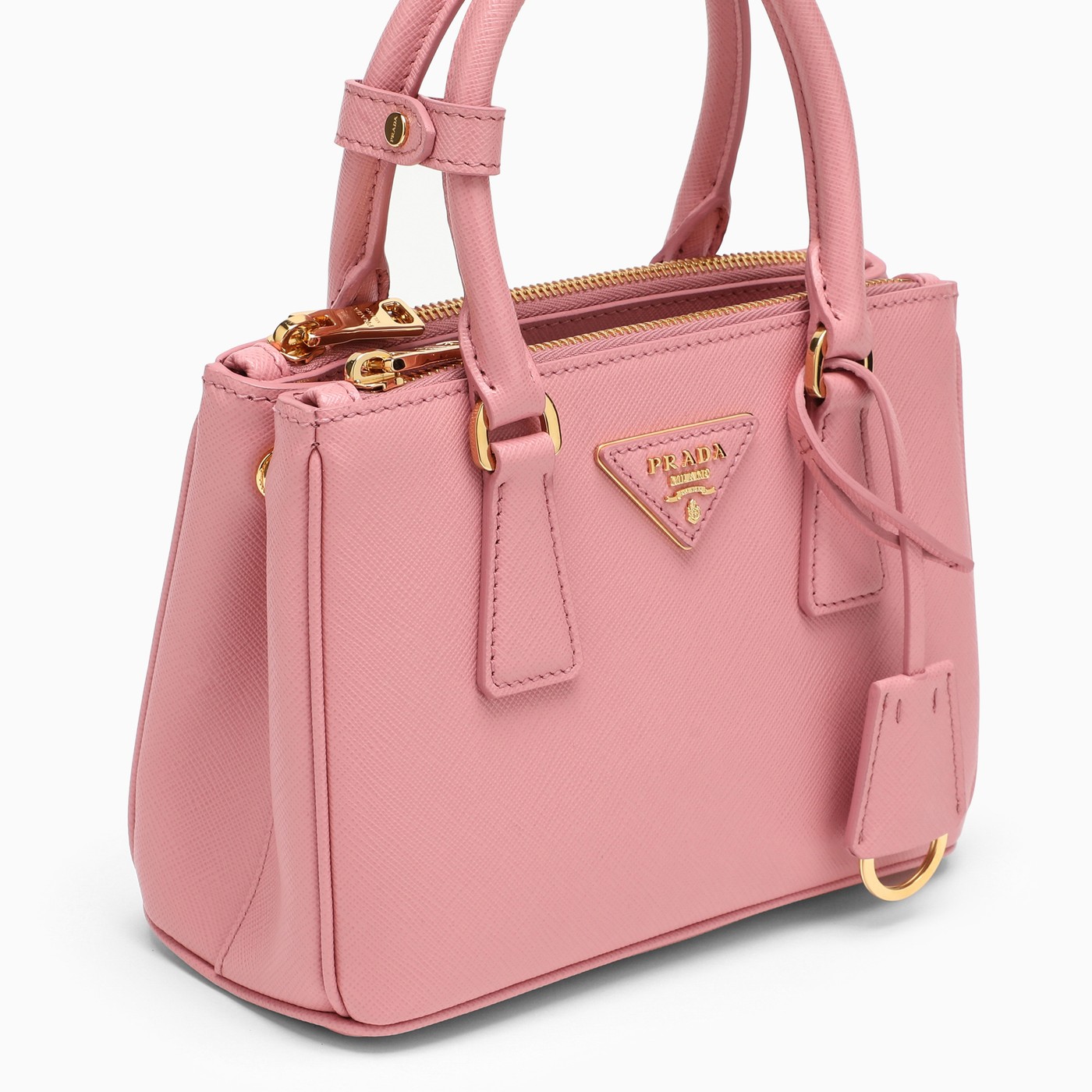 Prada Galleria mini pink bag | TheDoubleF