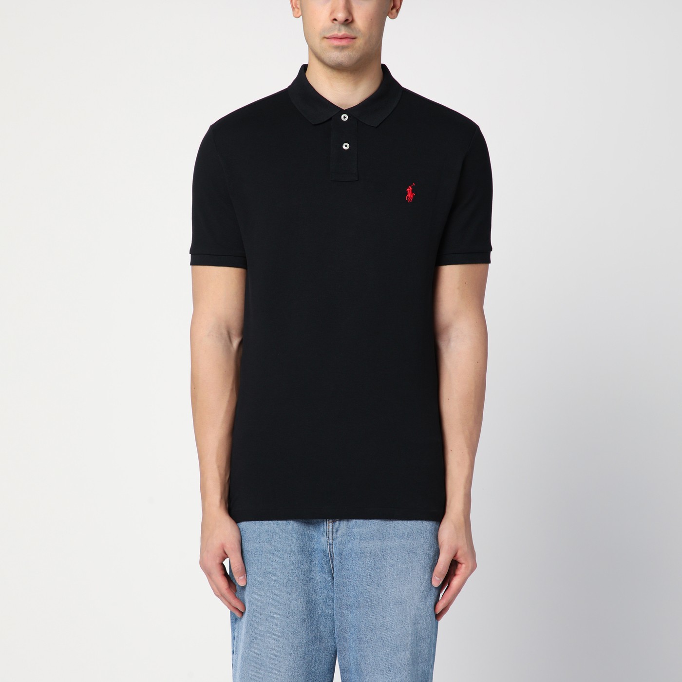 Polo Ralph Lauren Black cotton polo shirt | TheDoubleF