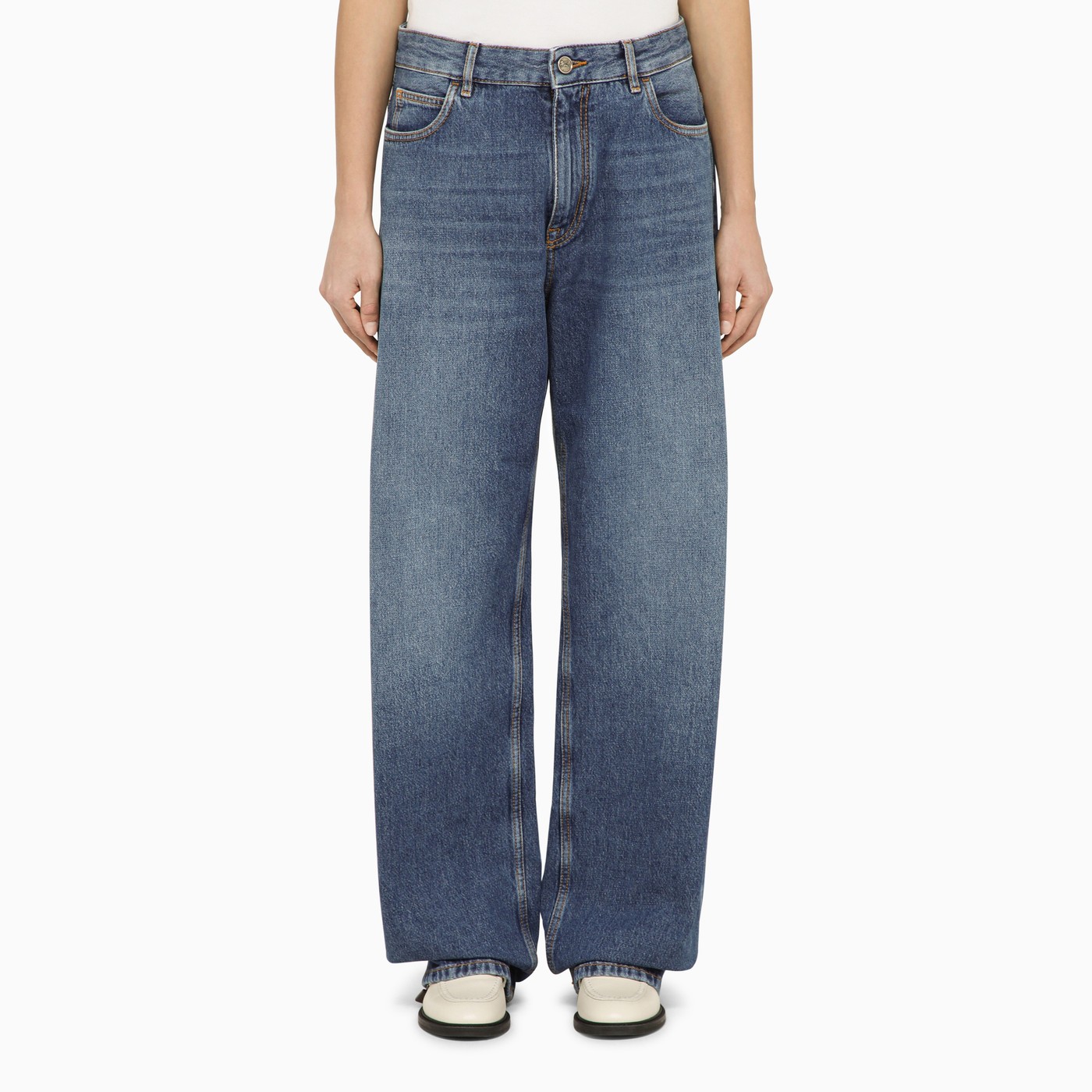 ETRO Blue denim baggy jeans | TheDoubleF