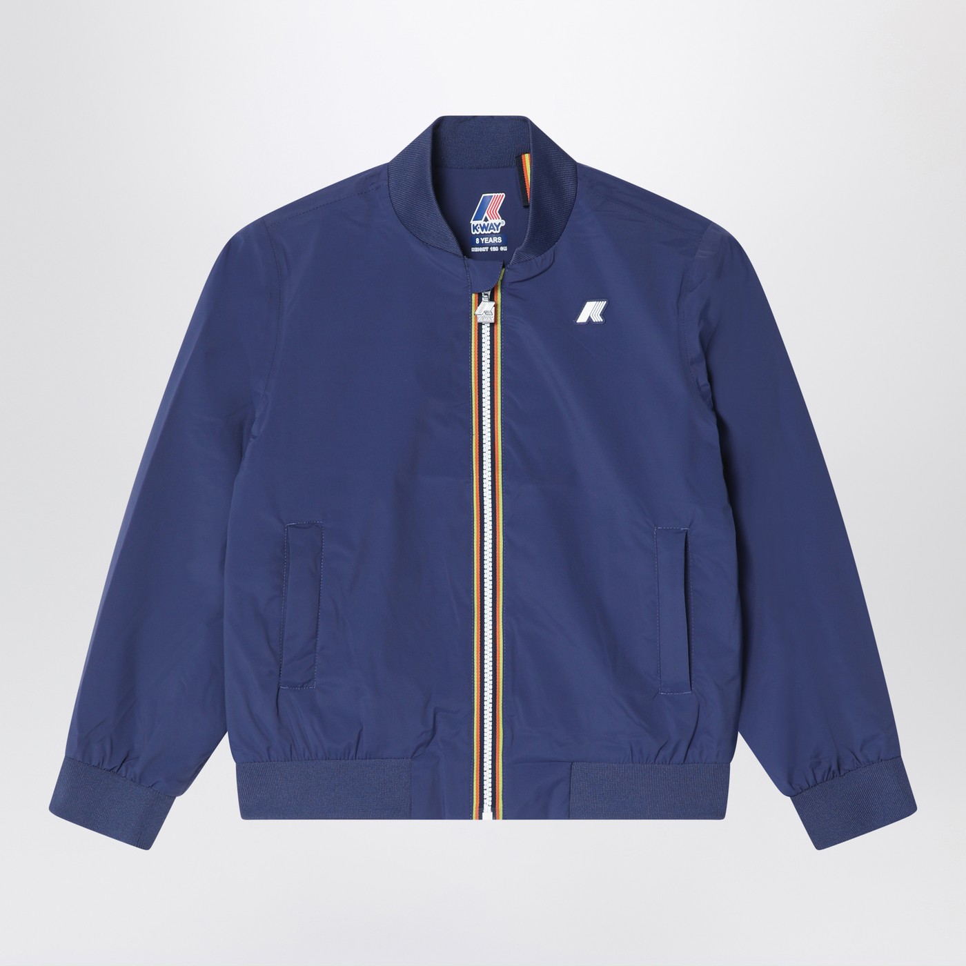 K-Way Aorelian blue nylon jacket | TheDoubleF
