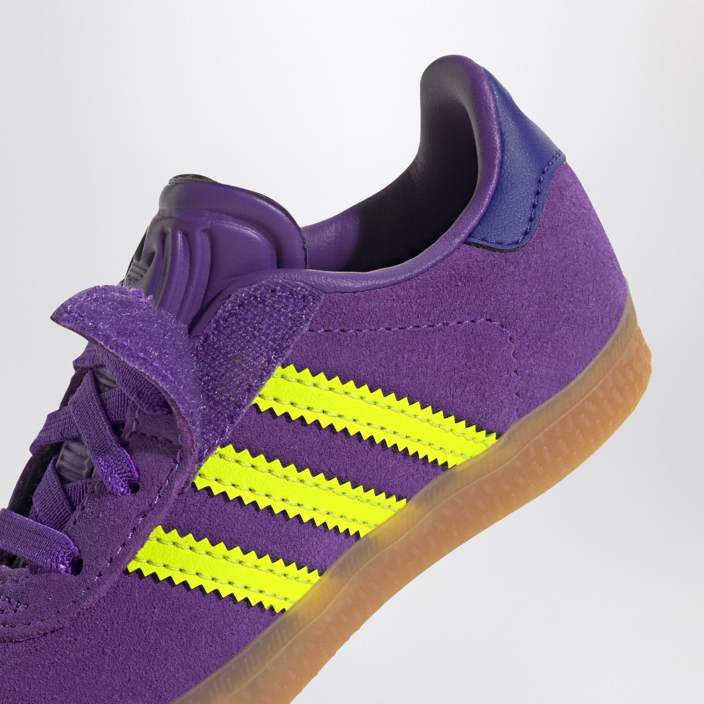 adidas Originals Gazelle Active Purple/Solar Yellow Sneaker with ...