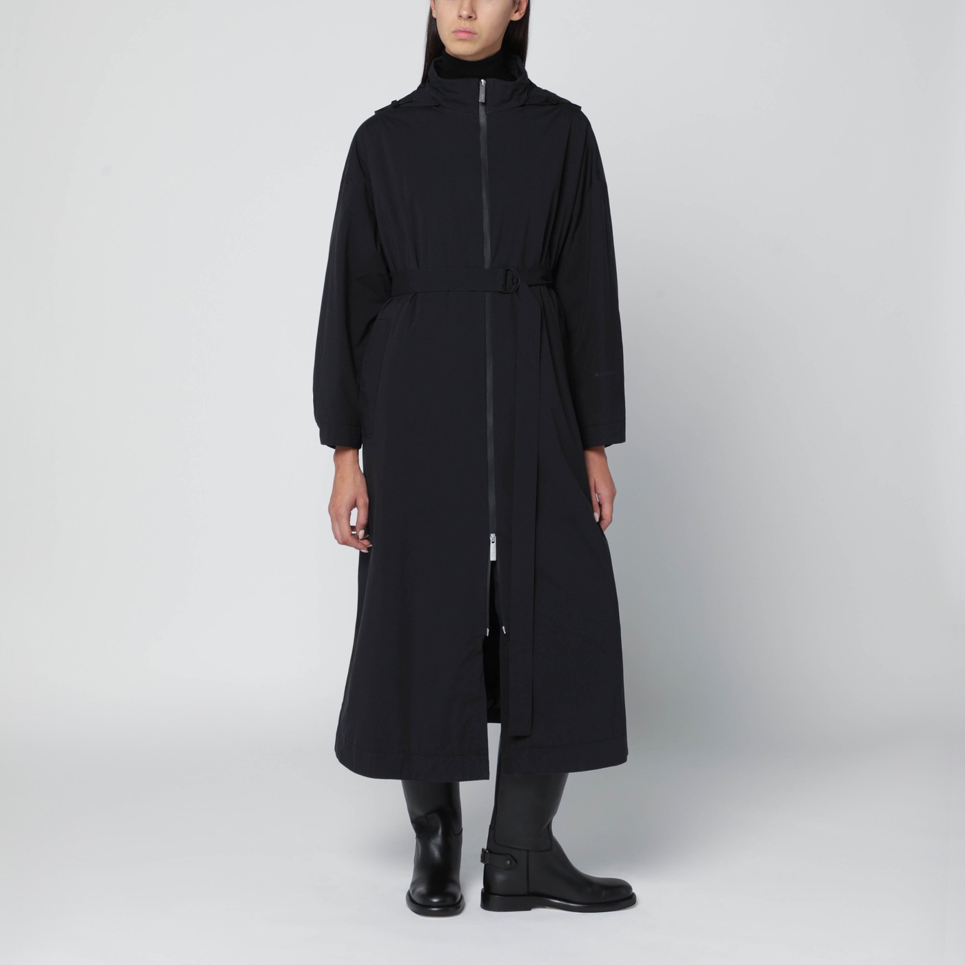 HERNO Trench Laminar in 2L goretex nero | TheDoubleF
