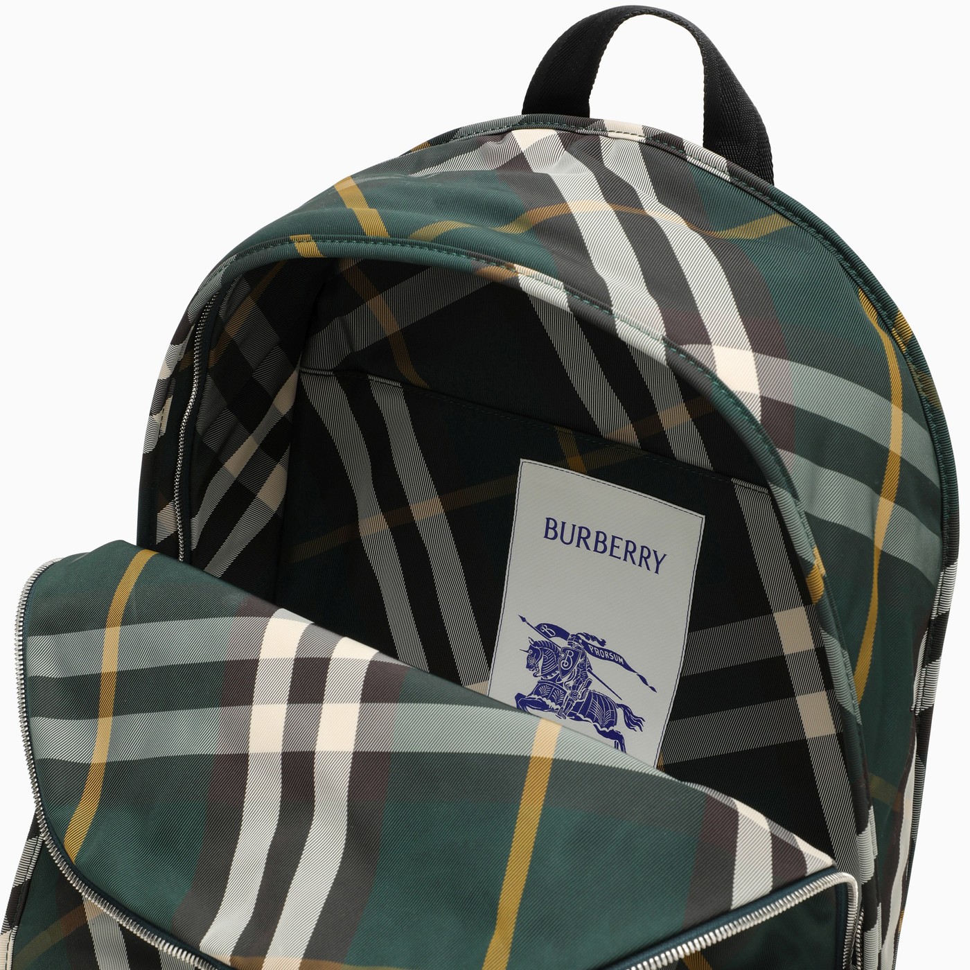 Burberry Shield Check Pattern Nylon Backpack | TheDoubleF