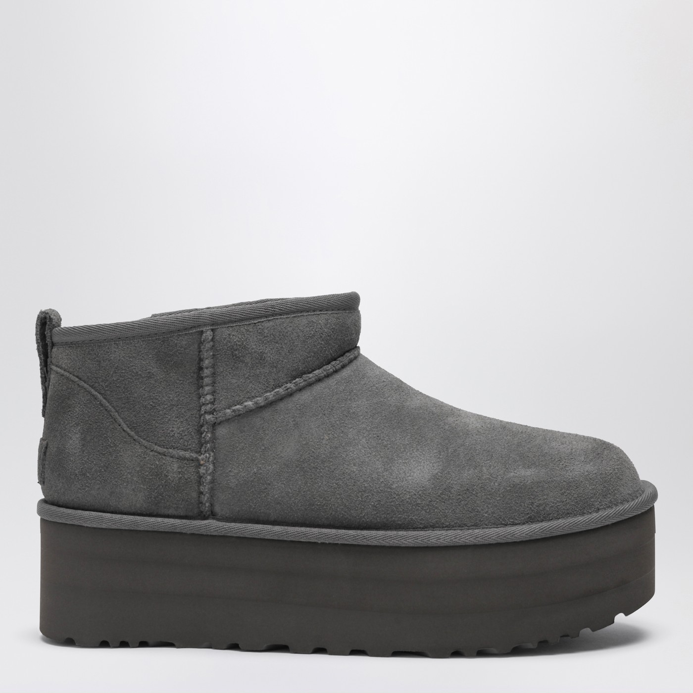 UGG Classic Ultra Mini grey boot with platform | TheDoubleF