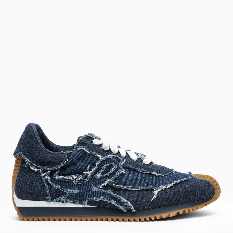 Loewe Blue Flow Runner Sneakers In Denim | ModeSens